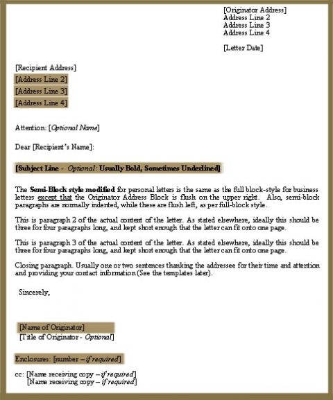 Personal Letter Format With Examples And Templates personal-letter-format-with-examples-and-templates