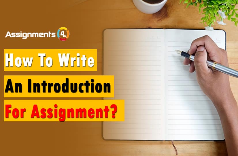 How To Write An Introduction For Assignment Like Expert