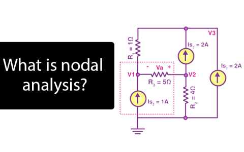 Step by step nodal analysis of Electrical circuit with examples