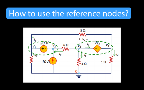 Step by step nodal analysis of Electrical circuit with examples