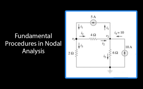 Step by step nodal analysis of Electrical circuit with examples