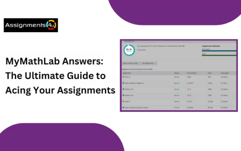 MyMathLab Answers | Expert Help for Your A+ Grade